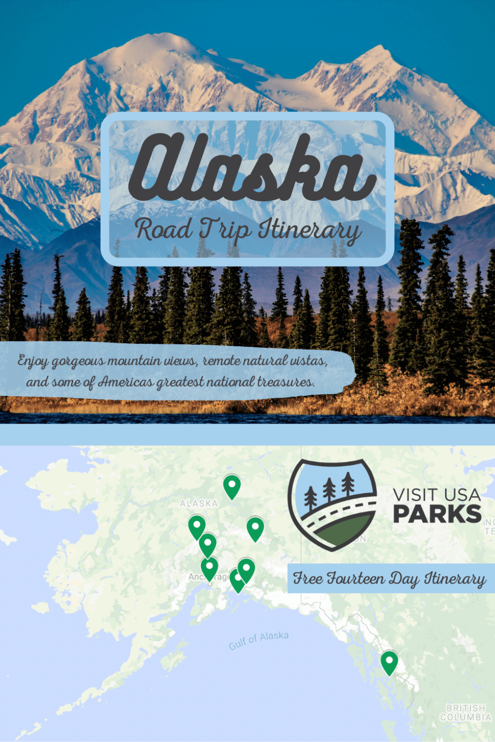 Alaska Road Trip Itinerary - Visit USA Parks Itineraries