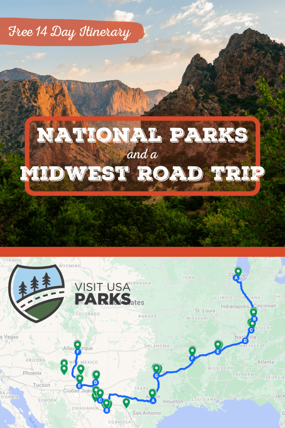National Parks and Midwest Road Trips - Visit USA Parks