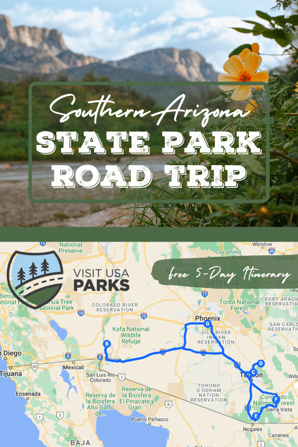Southern Arizona State Park Road Trip - Visit USA Parks